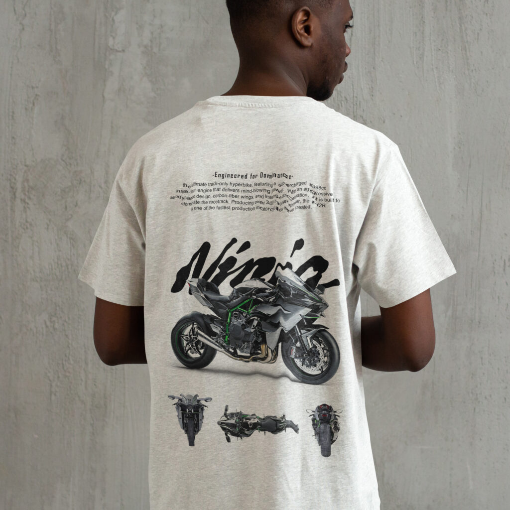 Kawasaki Ninja H2r Tshirt - Iconic Wear - Where Quality meets Style